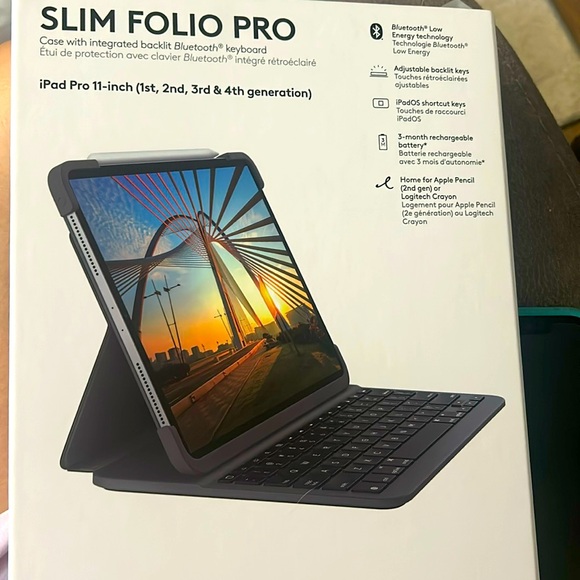 Logitech | Tablets & Accessories | Slim Folio Pro Ipad Case With ...